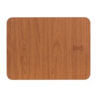 China Multipurpose Wooden Wireless Charging Mouse Pad Mildew Proof for sale