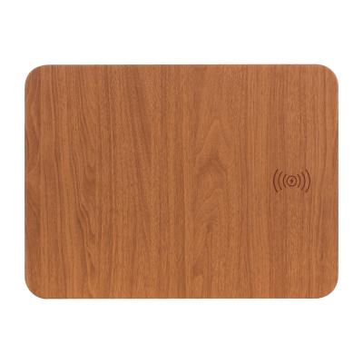 China Multipurpose Wooden Wireless Charging Mouse Pad Mildew Proof for sale
