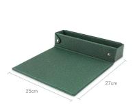 China Magnetic Wireless Charging Leather Desk Pad Multifunctional Folding for sale