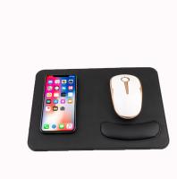 China 10W Waterproof Induction Charging Mouse Pad , Ergonomic Mouse Wrist Rest Pad for sale