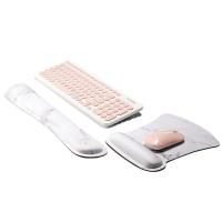 China Memory Foam Keyboard Wrist And Mouse Pad Set Reusable Ergonomic Design for sale
