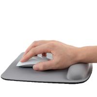 China Ergonomic Ultrasoft Wireless Charging Mouse Pad With Wrist Support for sale