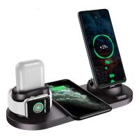 China 6 In 1 Electronic Wireless Charger Corporate Gift ABS Material Multifunctional for sale