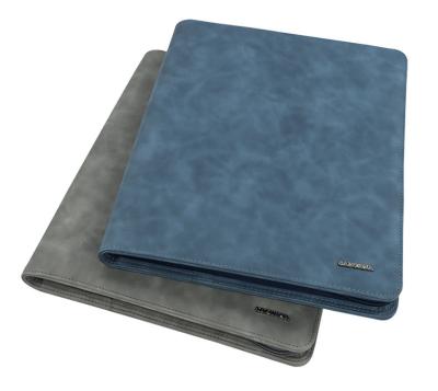 China Multipurpose Leather Binder Portfolio , Portable Zipped Conference Folder for sale