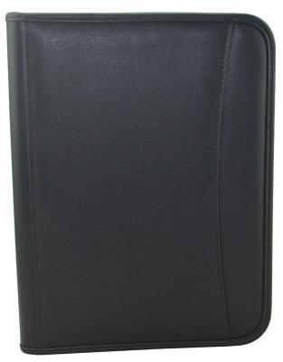 China ODM Nontoxic Business Portfolio Case , Moistureproof Leather A4 Conference Folder for sale