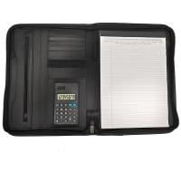China ODM Nontoxic Business Portfolio Case , Moistureproof Leather A4 Conference Folder for sale