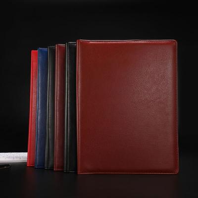 China Durable Business PU Leather Notepad Portfolio Multiscene Recyclable Custom Logo for sale