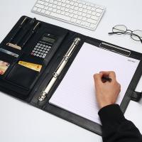 China Multipurpose Leather Binder Portfolio for sale