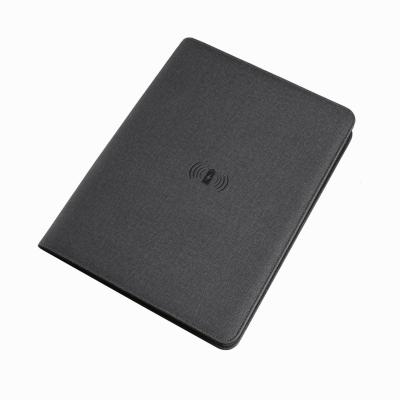 China Moistureproof Luxury Leather Portfolio With Calculator Multifunctional Reusable for sale