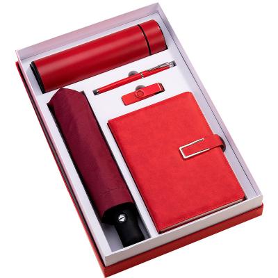 China 5 in 1 Antidust Notebook and Pen Gift Set with Power Bank Smart Notebook 16GB USB for sale