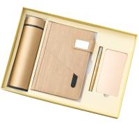 China Cordless Charging A5 Notebook Corporate Gift Dustproof With Built In Power Bank for sale