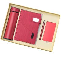China Cordless Charging A5 Notebook Corporate Gift Dustproof With Built In Power Bank for sale