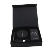 China Rechargeable Wireless Power Bank Notebook Keychain Pen Cup Gift Set Business Gift for sale