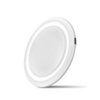 China 10W USB Wireless Phone Charger Desk Phone Charger ABS Fast Charging Station for sale