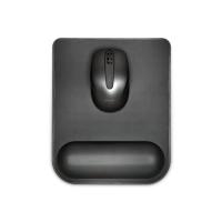 China Ergonomic Nontoxic PU Leather Mouse Pad With Wrist Rest Durable for sale