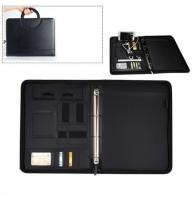 China PU Leather Multifunctional Laptop Portfolio with Wireless Charger 12.9 Inch Tablet Case for sale