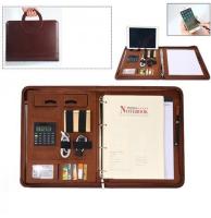 China PU Leather Multifunctional Laptop Portfolio with Wireless Charger 12.9 Inch Tablet Case for sale