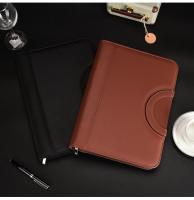 China PU Leather Multifunctional Laptop Portfolio with Wireless Charger 12.9 Inch Tablet Case for sale