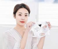 China Multiscene Washable LED Facial Mask , Reusable Electric Heated Mask for sale