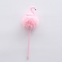 China Plastic Pink Fluffy Pastel Plush Pen 0.5mm Nib Ultralight Durable for sale