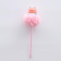 China Plastic Pink Fluffy Pastel Plush Pen 0.5mm Nib Ultralight Durable for sale