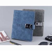China Waterproof Multiscene PU Leather Notebook , Recyclable Notepad With Power Bank for sale