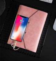 China Folding Reusable Notepad With Power Bank , Multiscene Phone Charging Notebook for sale