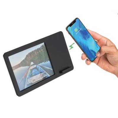 China Custom Logo Ultraportable Wireless Charger Picture Frame 4