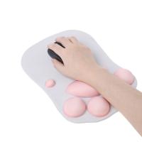 China Waterproof Reusable Cat Paw Mouse Mat , Multipurpose Kitty Paw Mouse Pad for sale