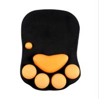 China Waterproof Reusable Cat Paw Mouse Mat , Multipurpose Kitty Paw Mouse Pad for sale
