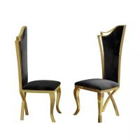 China Contemporary High End Velvet Dining Chairs Ballroom Chairs OEM ODM for sale