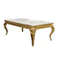 China Matte Finish Glass Coffee Tea Table Modern Bar Table Rectangle Shape for sale