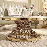 China Functional Hotel Circular Granite Top Tea Table OEM ODM for sale
