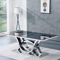 China Stainless Steel Square Hotel Ballroom Dining Table SEDIA Furniture for sale