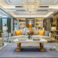 China Height 0.45M Square Marble Coffee Table With Stainless Steel Legs for sale