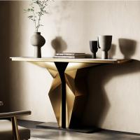 China Stylish Marble & Stainless Steel Console Tables - Durable & Elegant for sale