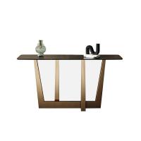 China Sleek Marble & Stainless Steel Console Tables - Modern Entryway Style for sale