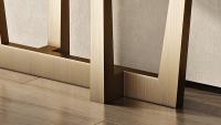 China Sleek Marble & Stainless Steel Console Tables - Modern Entryway Style for sale