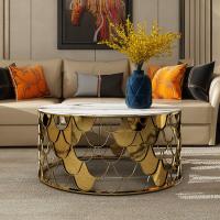 China Living Room Coffee End Table With Marble Top Stainless Steel Leg for sale