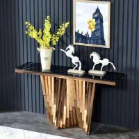 China Multifunctional Modern Entryway Console Table Glossy Finish for sale