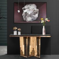 China Multifunctional Modern Entryway Console Table Glossy Finish for sale