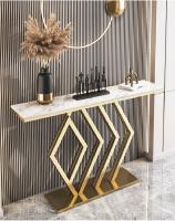 China Stainless Steel 36 Inch Contemporary Entryway Table OEM ODM for sale