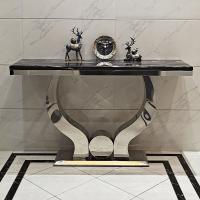 China Wholesale Marble Console Tables - Stainless Steel Frames For Durability for sale