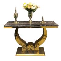 China Wholesale Marble Console Tables - Stainless Steel Frames For Durability for sale