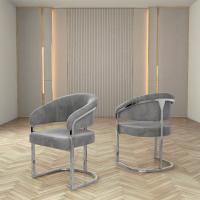 China Apartment Luxury Dining Chair With Backrest No Armrest for sale