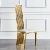 China Light Luxury Fancy Kitchen Chairs High End Dining Chairs Backrest Included for sale