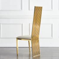 China Light Luxury Fancy Kitchen Chairs High End Dining Chairs Backrest Included for sale