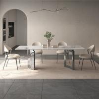 China Modern Fashion Stainless Steel Marble Banquet Hall Wedding Table for sale