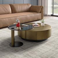 China Stainless Steel Marble Combination Coffee Table No Storage for sale