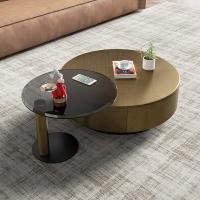 China Stainless Steel Marble Combination Coffee Table No Storage for sale
